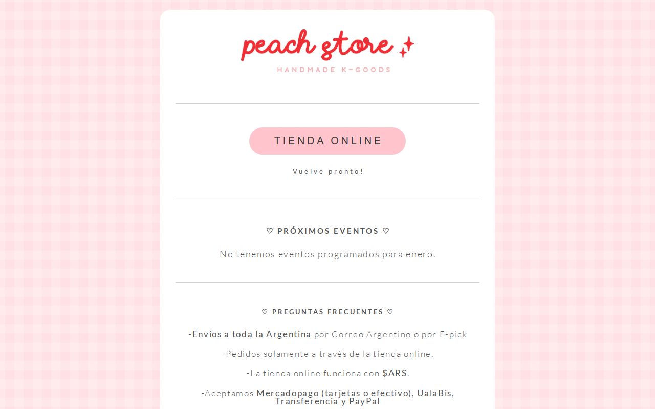 PEACH STORE